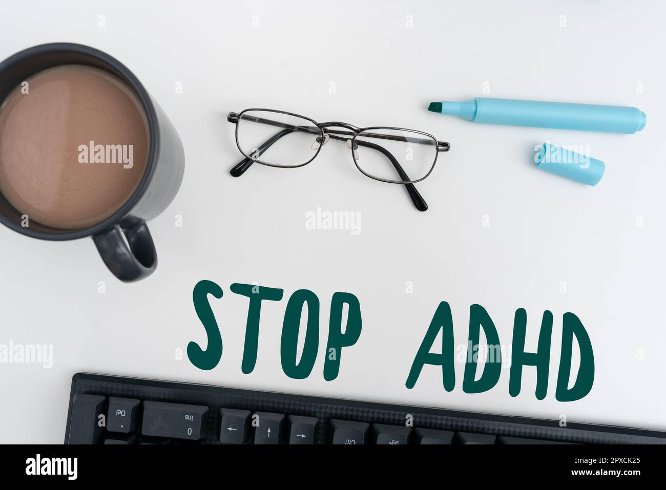 Sign displaying Stop Adhd, Word Written on Put at end the mental health ...
