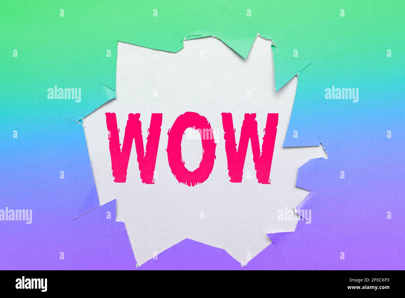 Writing displaying text Wow, Word for Expressing astonishment and awe ...