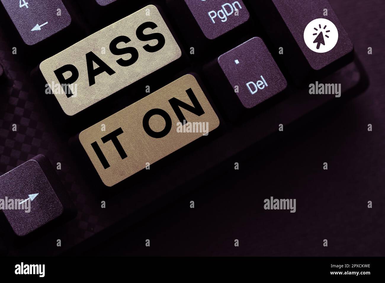 Inspiration showing sign Pass It On, Conceptual photo Share something ...