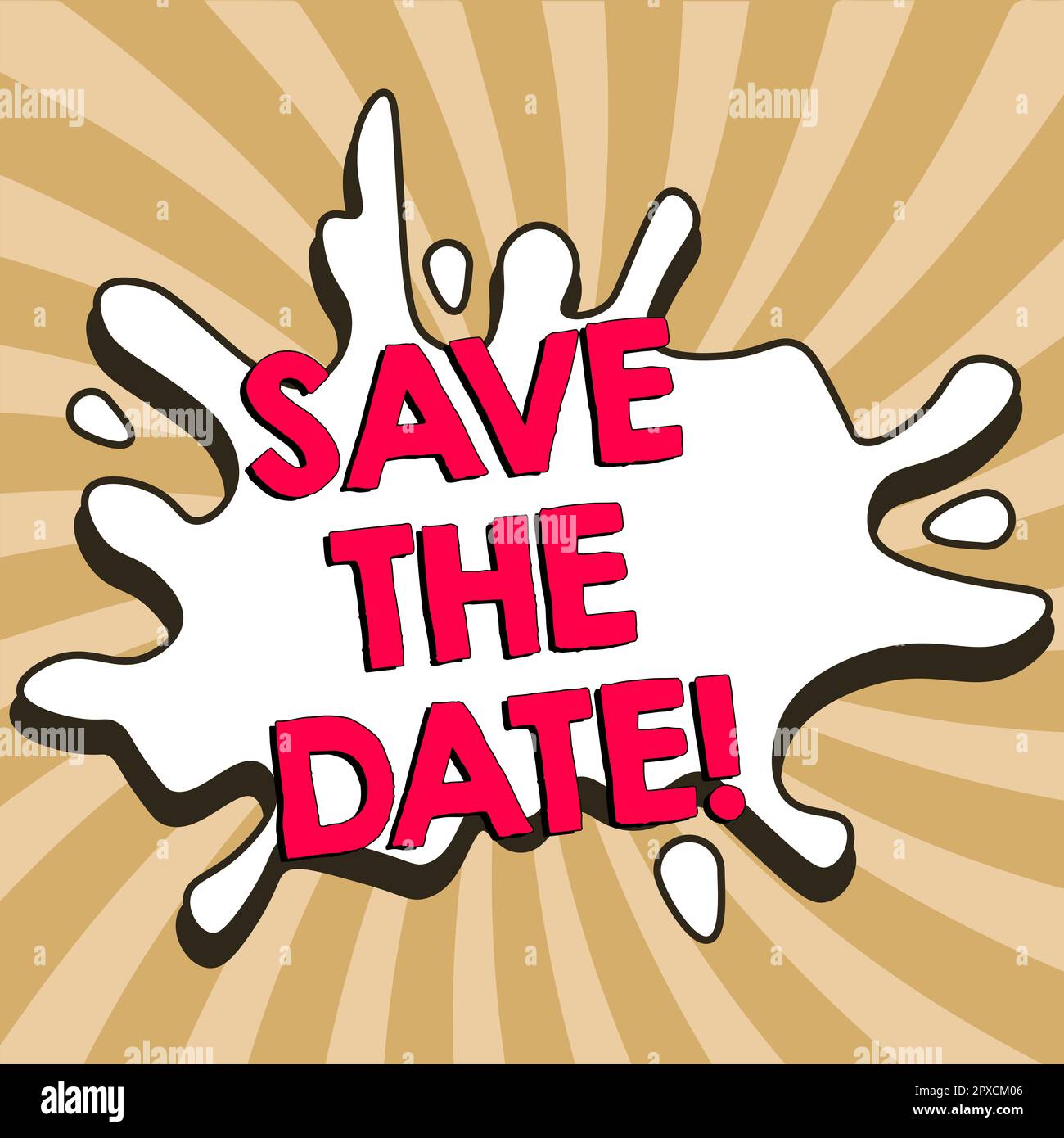 Text showing inspiration Save The Date, Word Written on Remembering the schedule Mark the ...