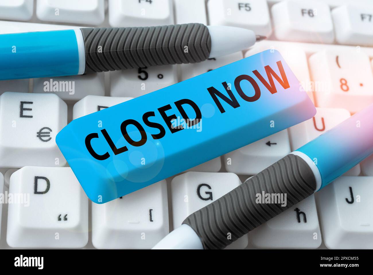 Which has closed temporarily for cleaning hi-res stock photography and ...
