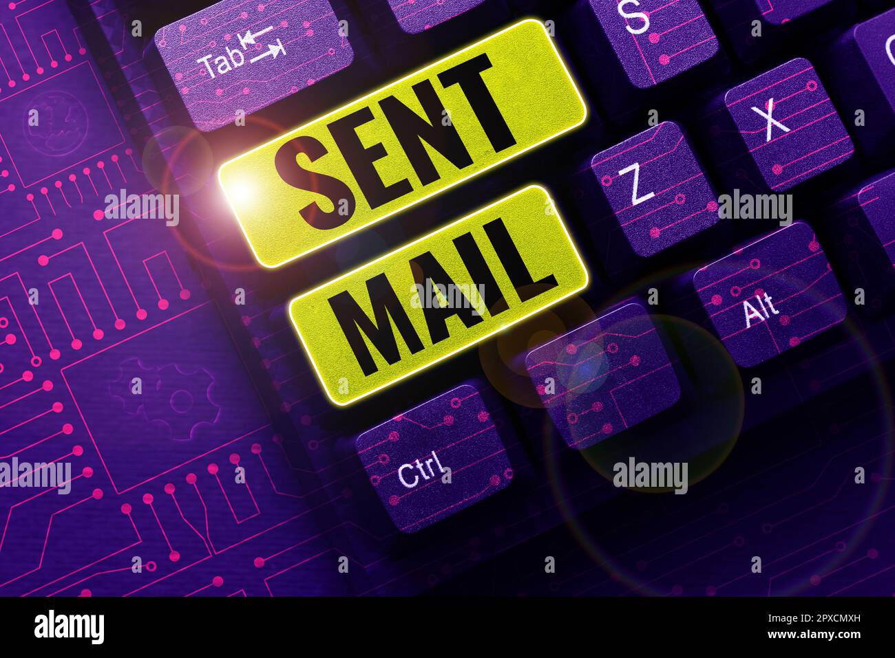 Conceptual caption Sent Mail, Business overview Event where a letter to ...