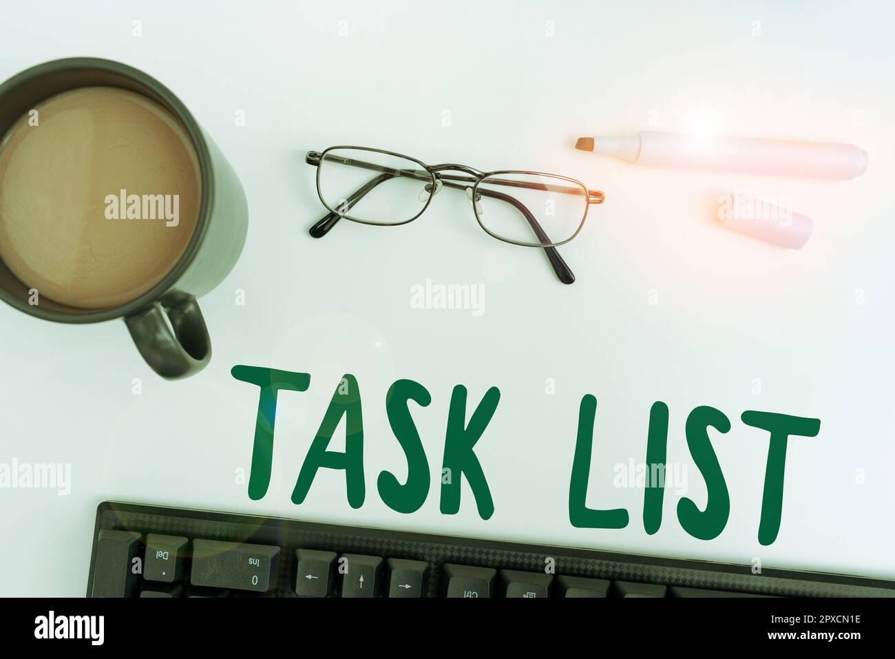 Text caption presenting Task List, Business idea Planification reminder ...