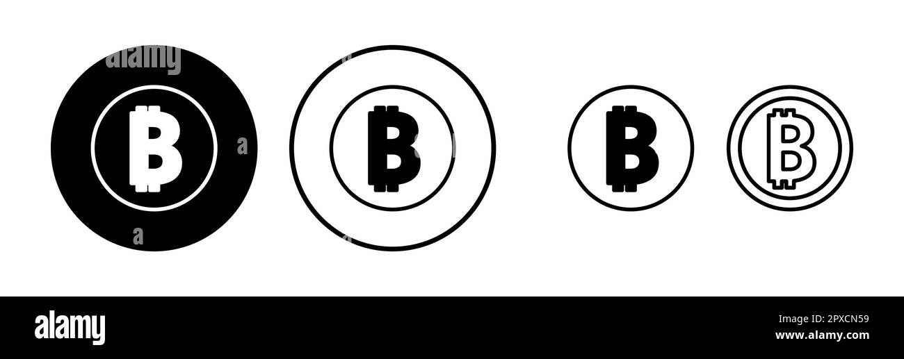 Bitcoin icon vector. payment symbol. Cryptocurrency logo Stock Vector ...