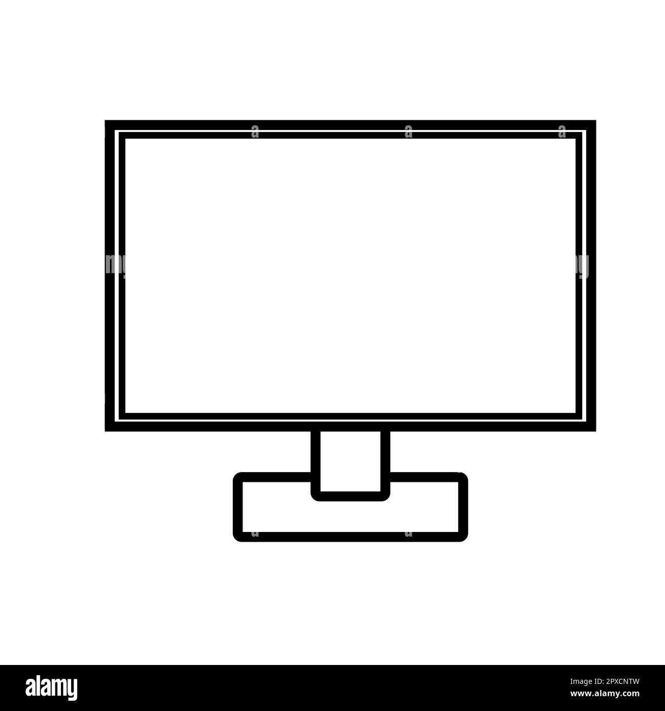 Vector illustration of a black and white modern digital icon of a ... Vector illustration of a black and white modern digital icon of a ...