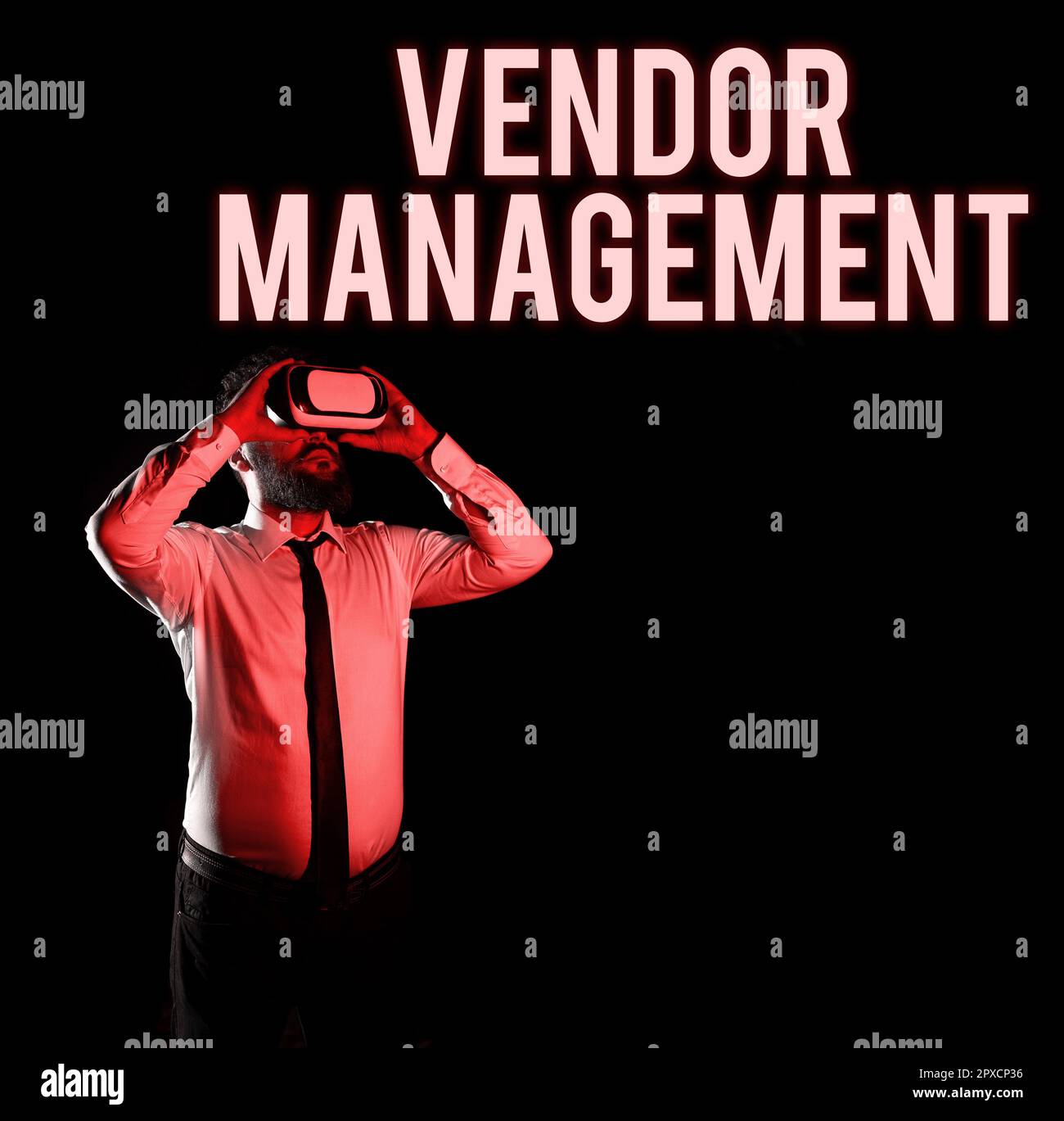 Sign displaying Vendor Management, Concept meaning activities included ... Sign displaying Vendor Management, Concept meaning activities included ...