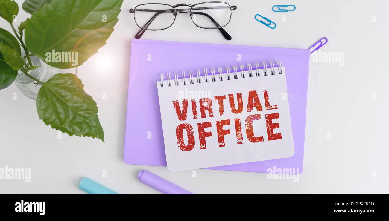 Conceptual display Virtual Office, Business overview Mobile work ... Conceptual display Virtual Office, Business overview Mobile work ...