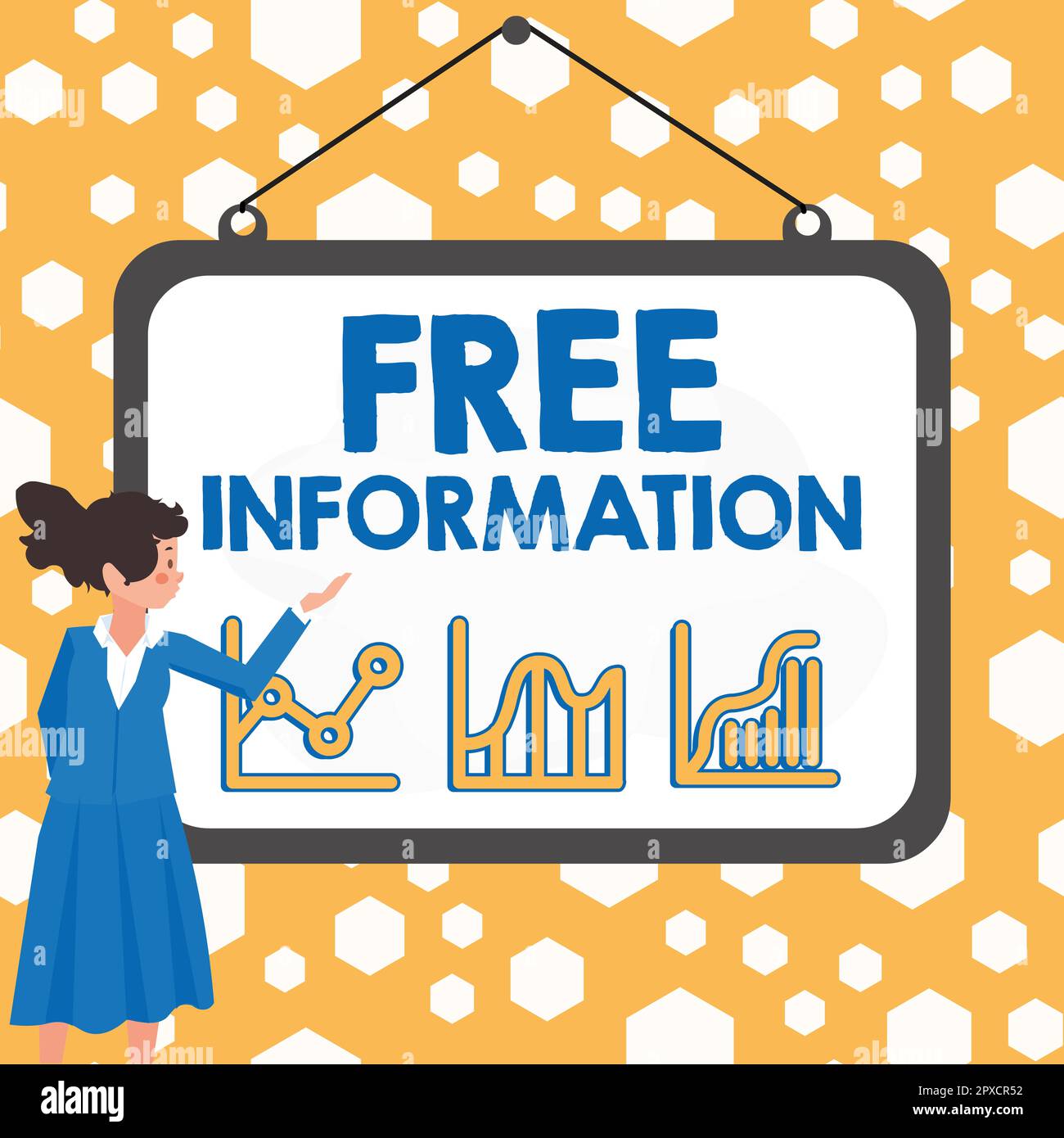 Text caption presenting Free Information, Word Written on knowledge ...