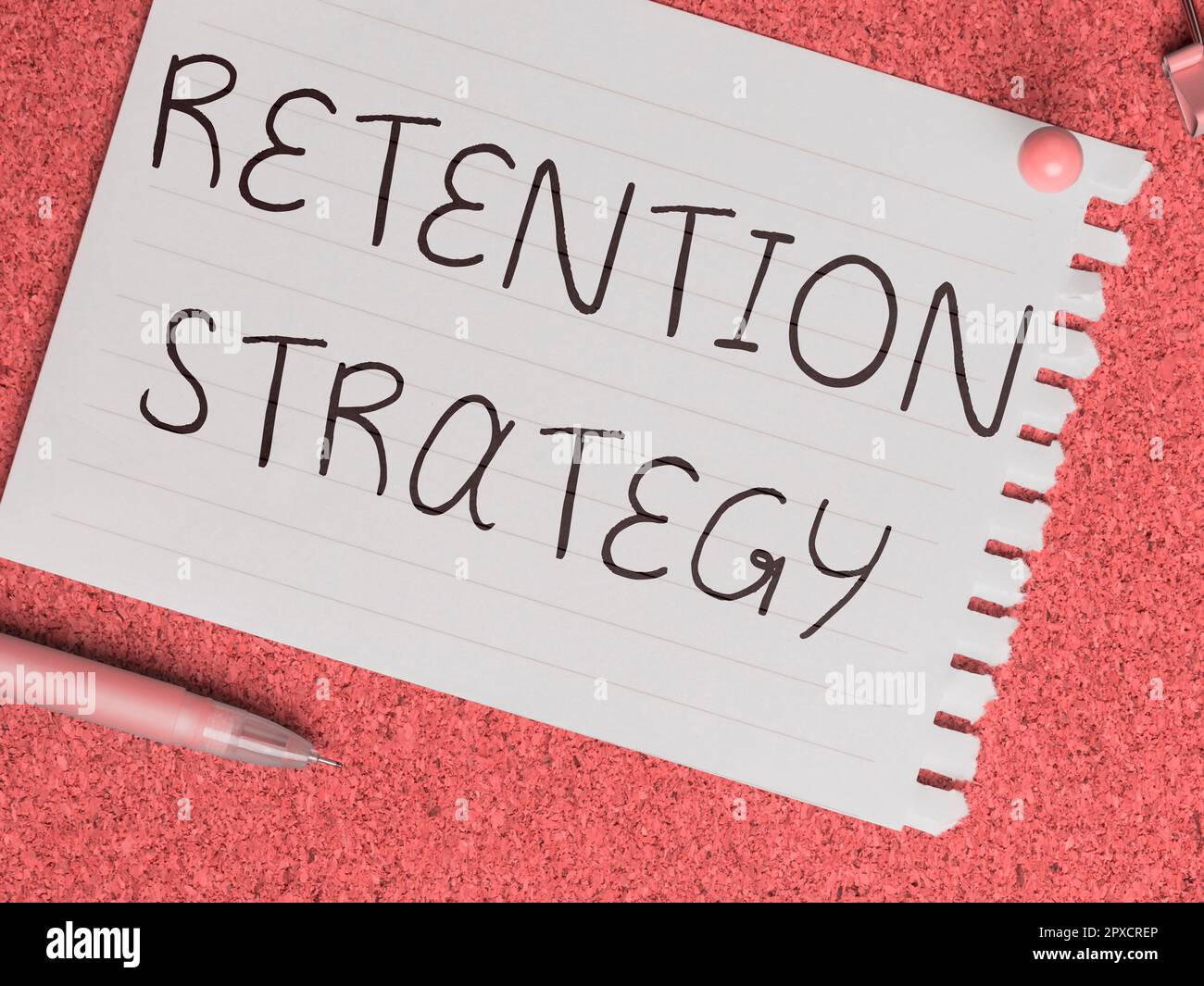 Text showing inspiration Retention Strategy, Word for activities to ...