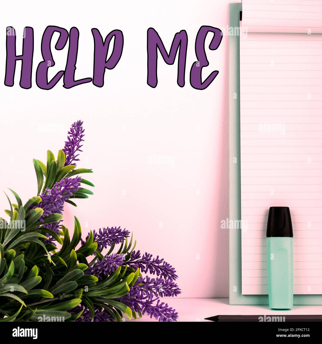 Writing displaying text Help Me, Business concept Asking someone to ...