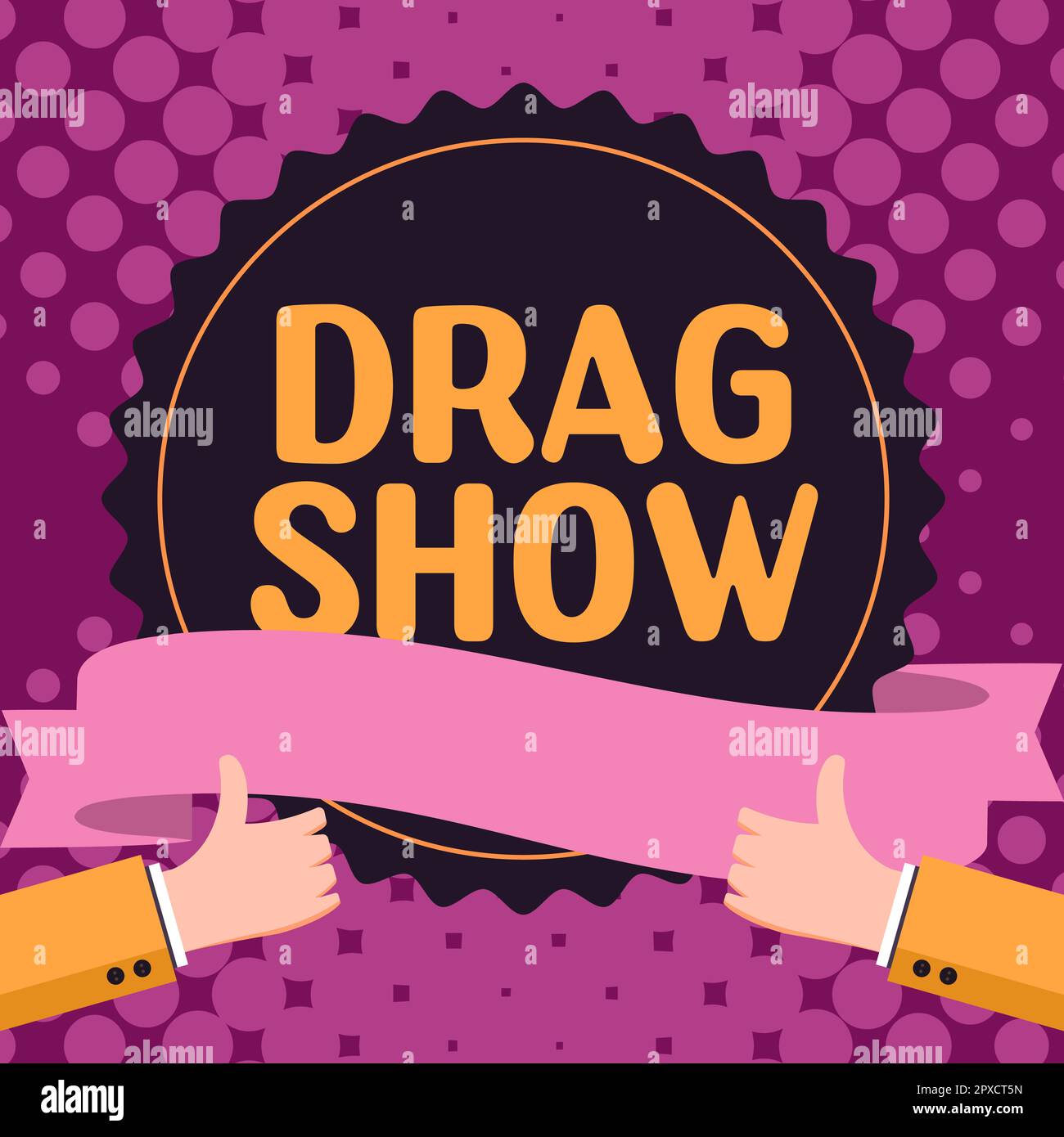 Text showing inspiration Drag Show, Internet Concept competitive event ...