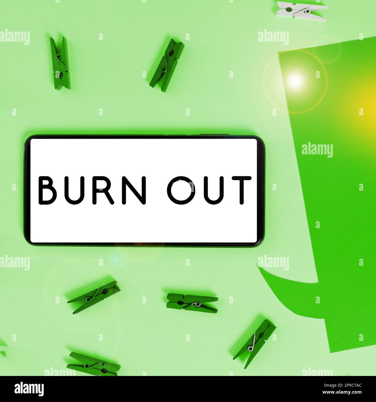 Conceptual caption Burn Out, Word Written on Feeling of physical and ...