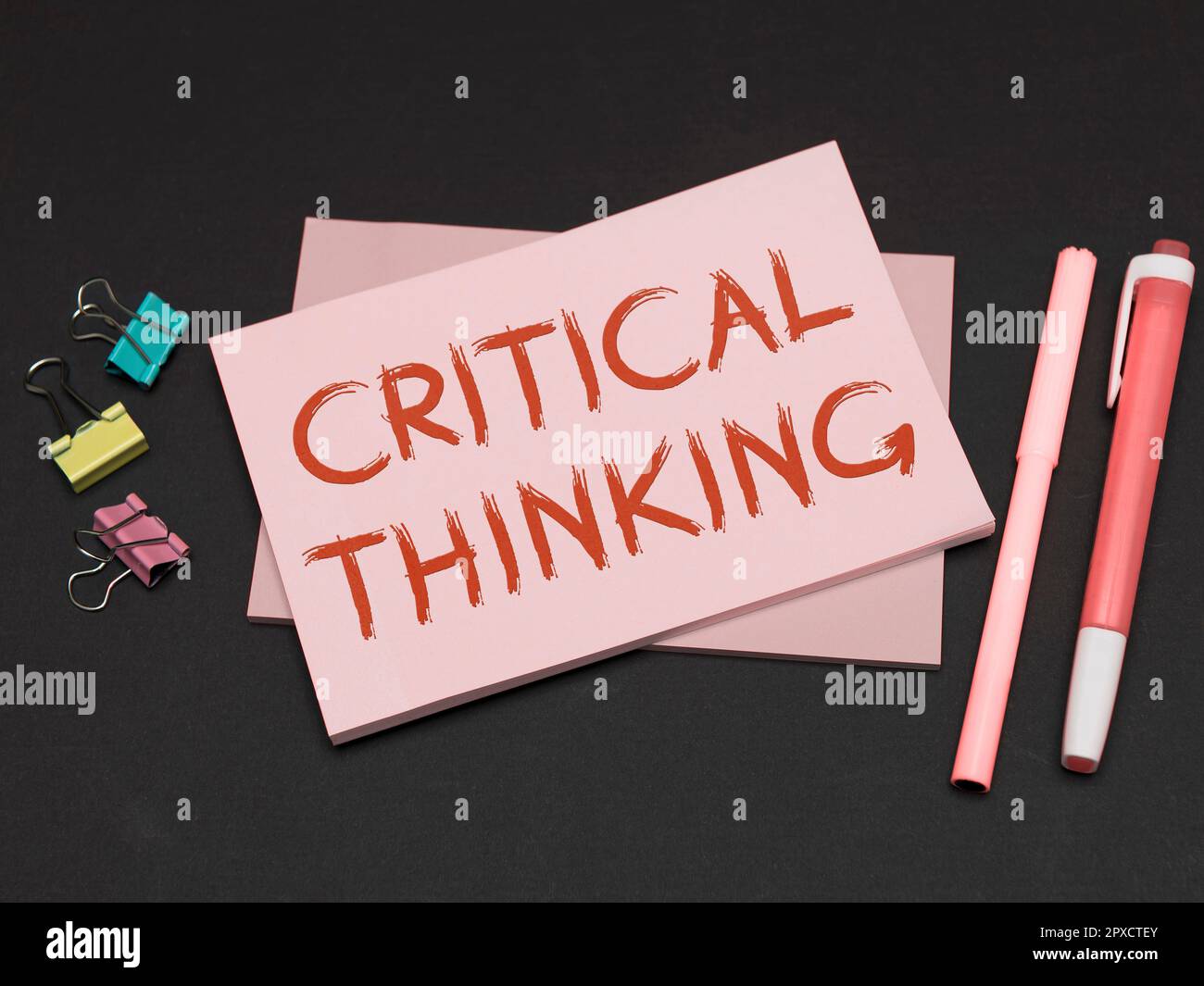 Conceptual display Critical Thinking, Business idea sequence of stages ...