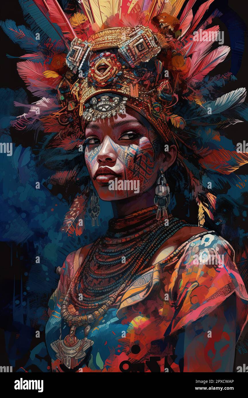 Mayan princess hi-res stock photography and images - Alamy
