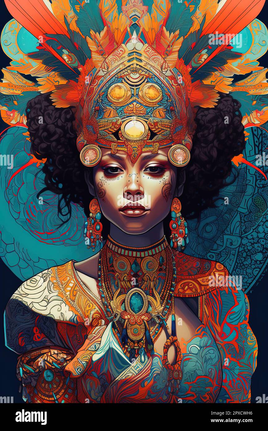 Mayan princess hi-res stock photography and images - Alamy
