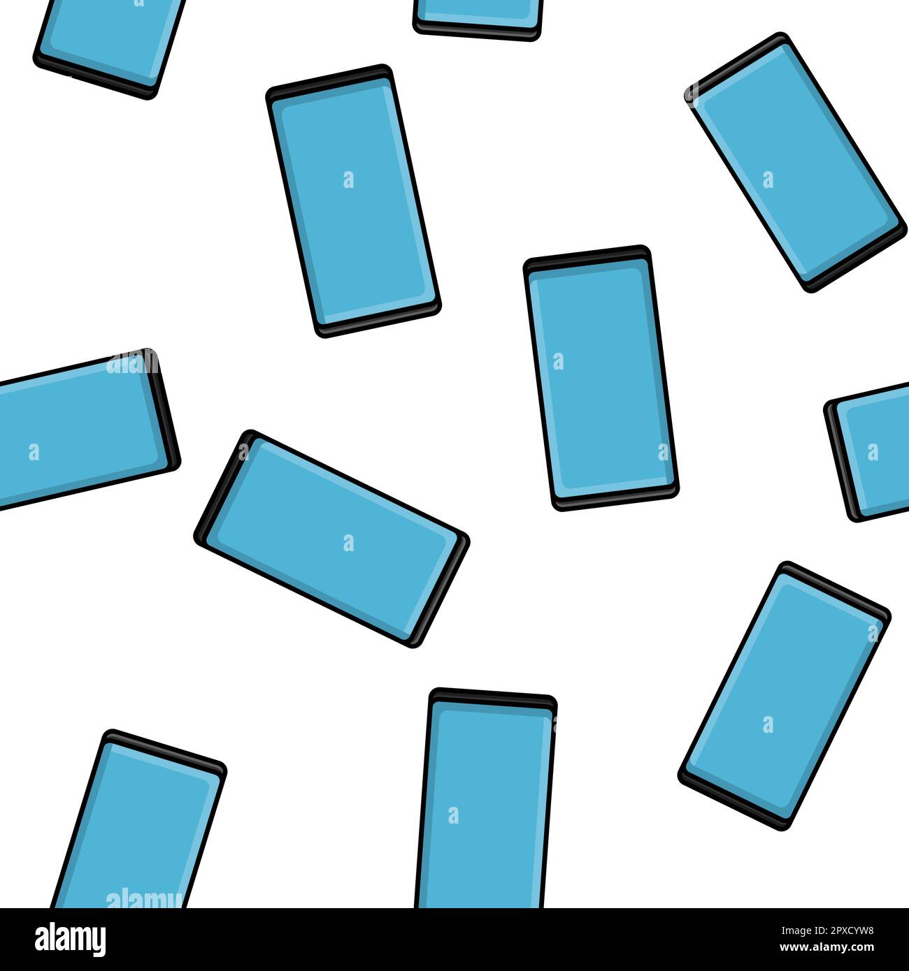 Texture seamless pattern of modern gadgets digital mobile phones ...