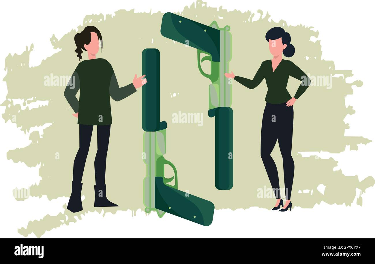 Sport guns Stock Vector Images - Alamy