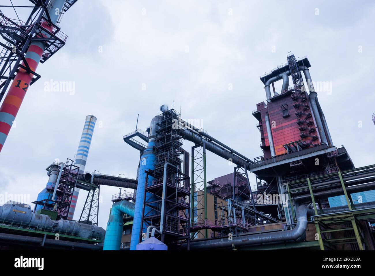 Duisburg, Germany. 02nd May, 2023. View of blast furnace 8 on the ...