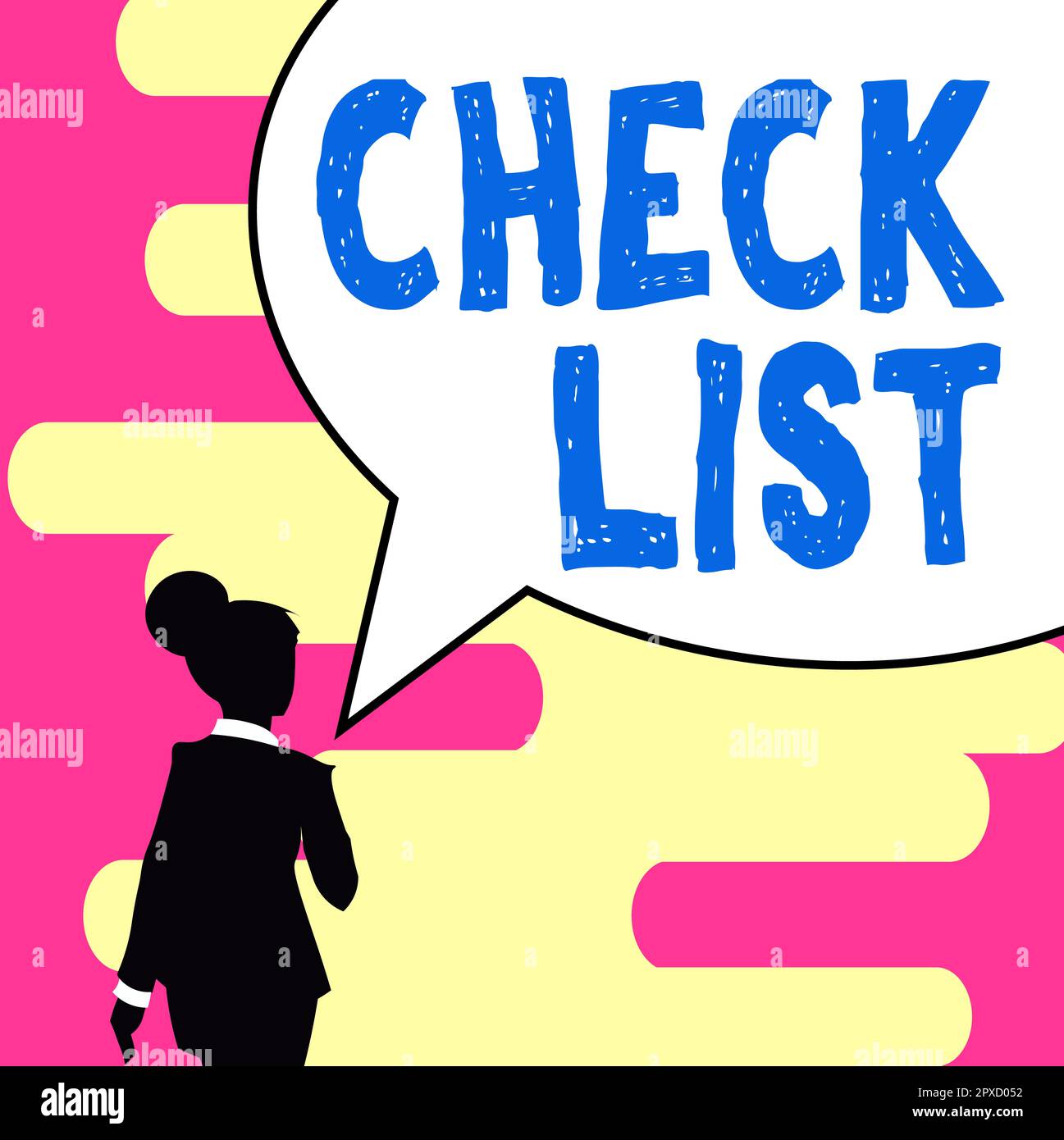 Text sign showing Check List, Business approach Items required Things ...