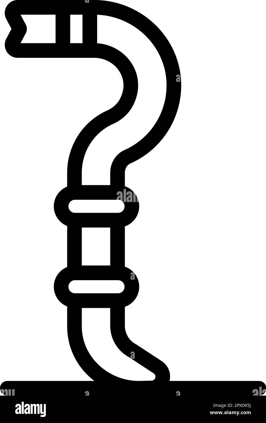 Breaking toolbar icon outline vector. Metal work. Tool bar Stock Vector ...