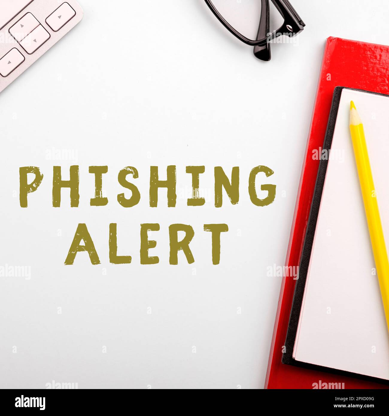 Hand writing sign Phishing Alert, Concept meaning aware to fraudulent ...