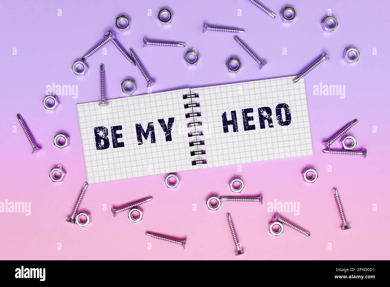 Text caption presenting Be My Hero, Business overview Request by ...