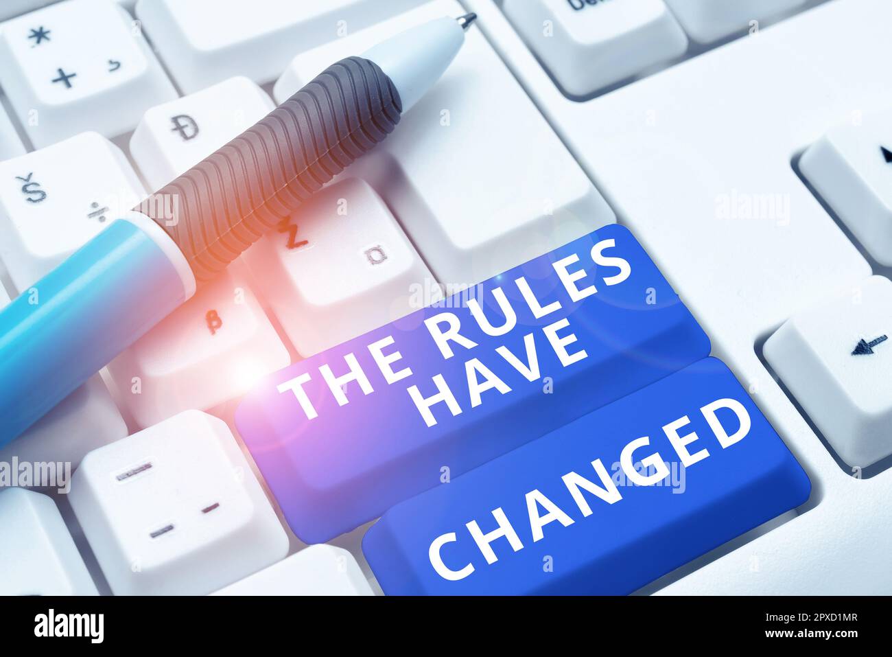 Conceptual display The Rules Have Changed, Business showcase the ...