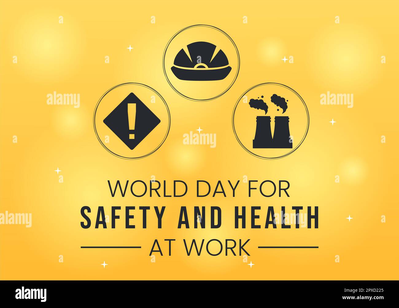 World Day Of Safety and Health at Work on April 28 Illustration with ...