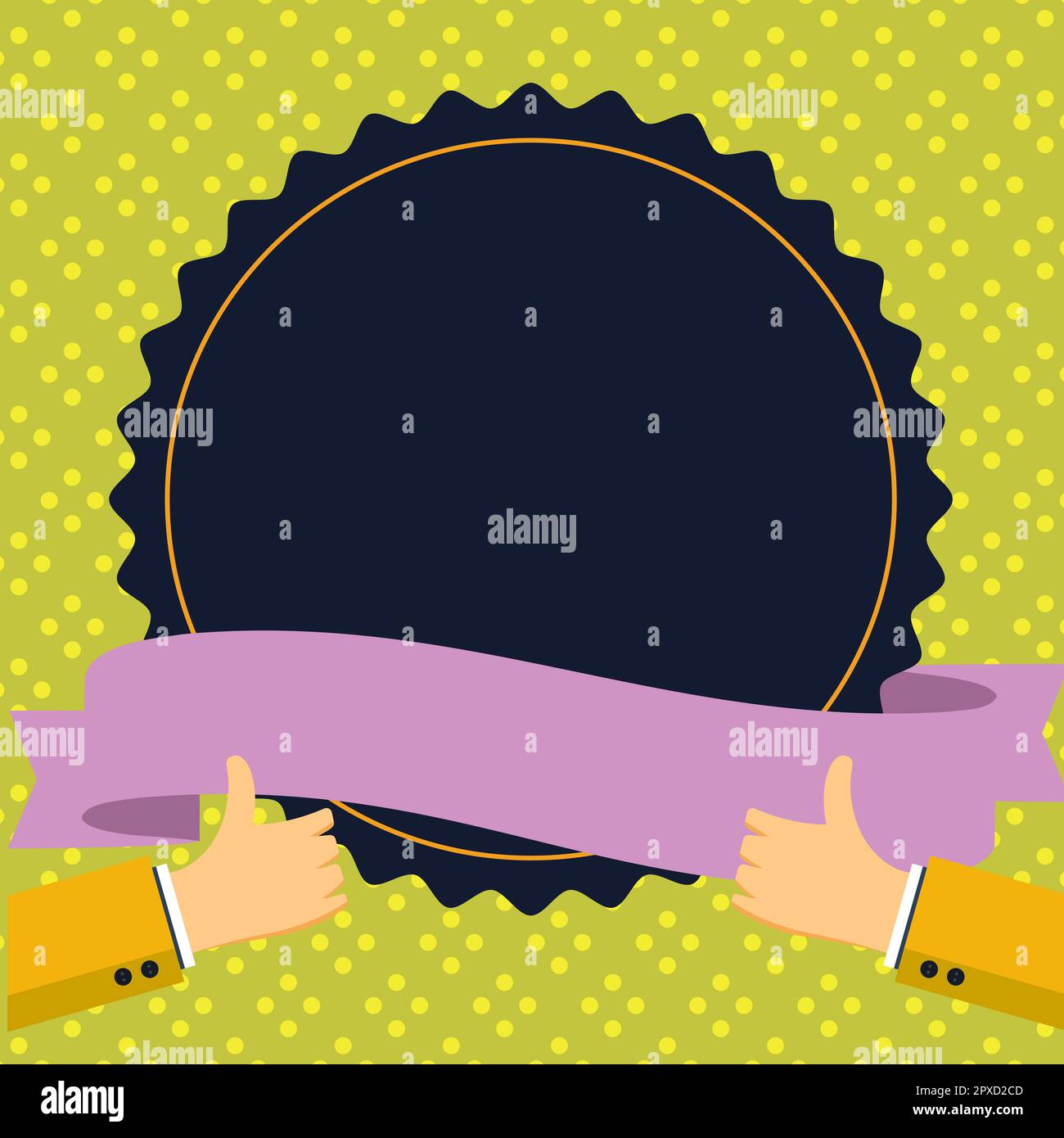 Big finger raised up pointing to whiteboard with important information ...