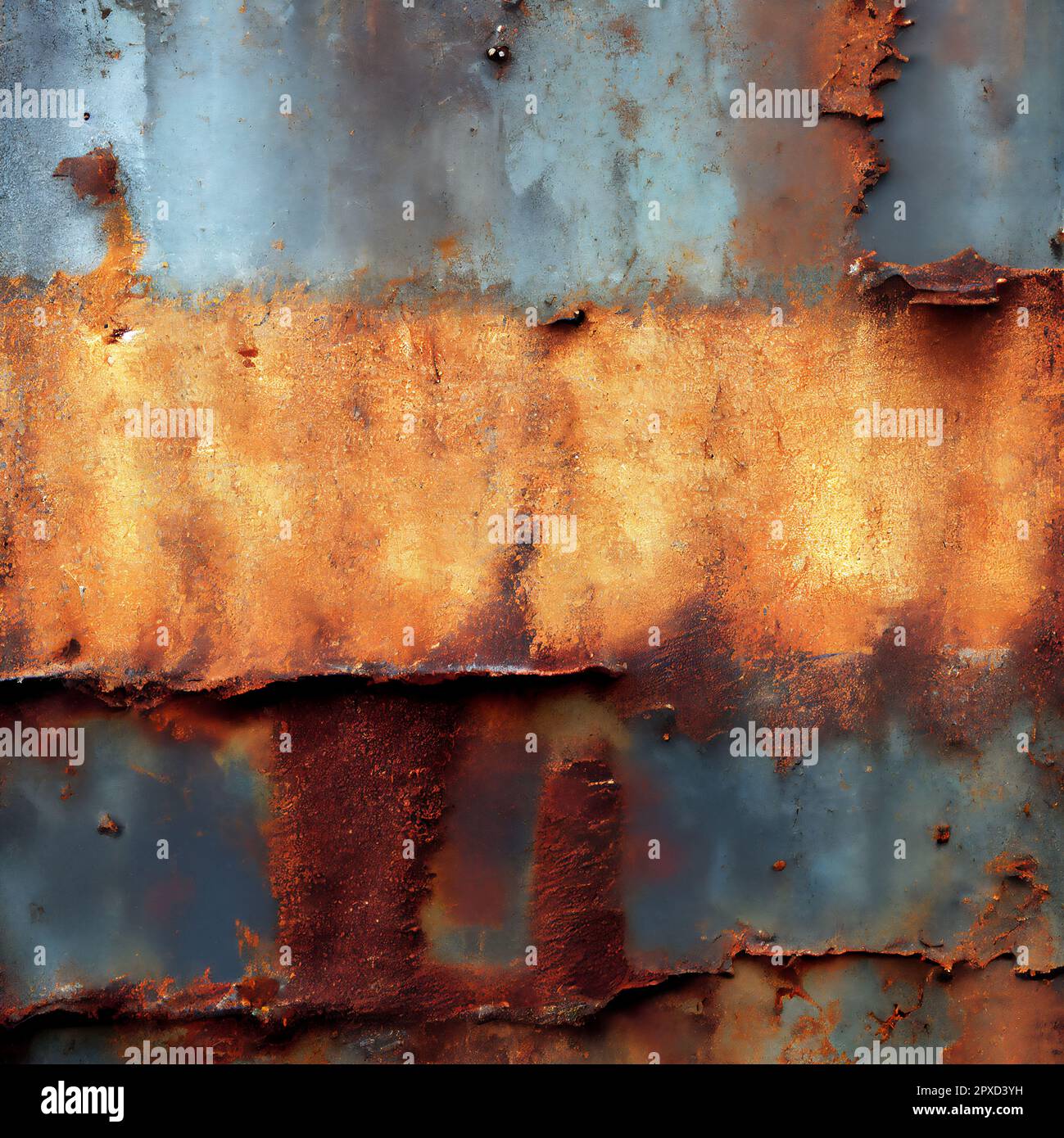 Grunge metal texture, rusty background, 3D illustration Stock Photo - Alamy