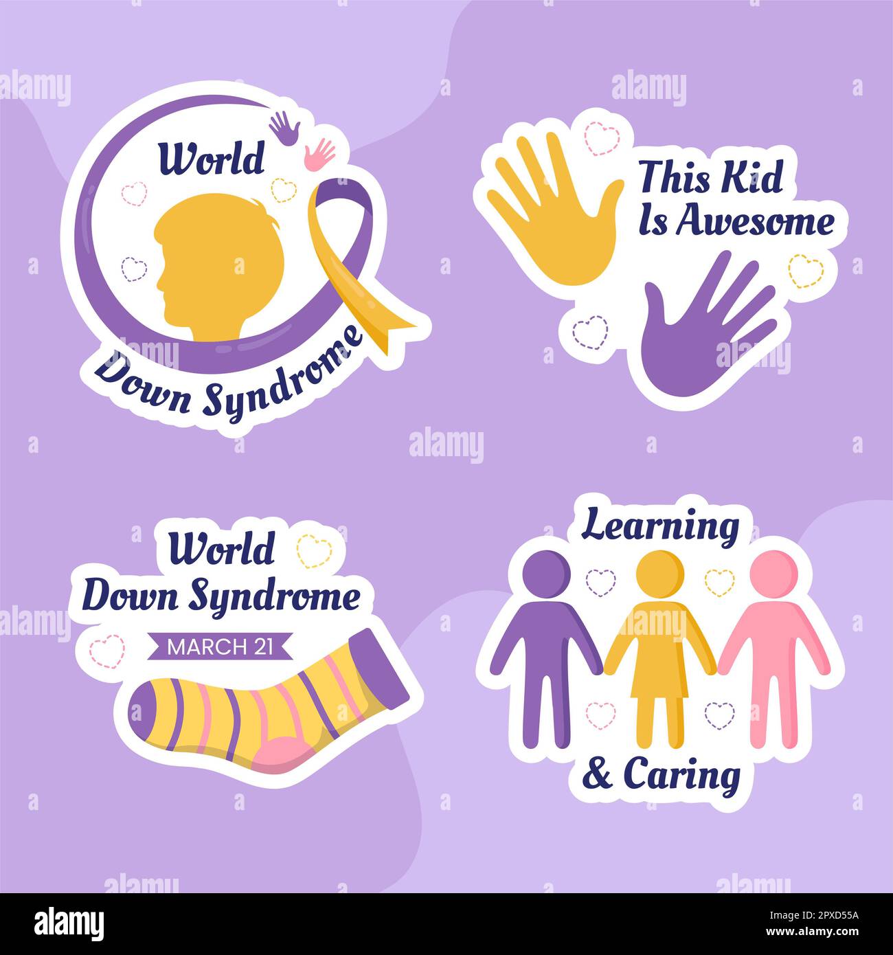 Down syndrome cartoon hi-res stock photography and images - Alamy