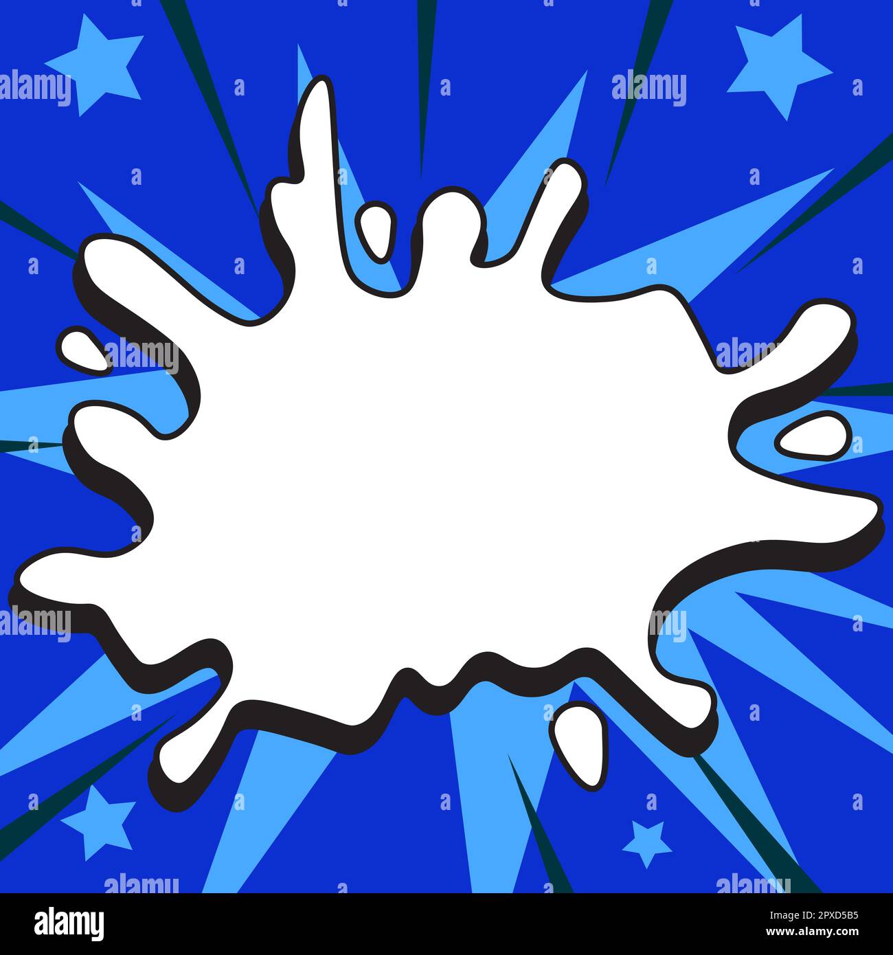Speech Bubble With Copy Space Over Background. Template Framework For ...