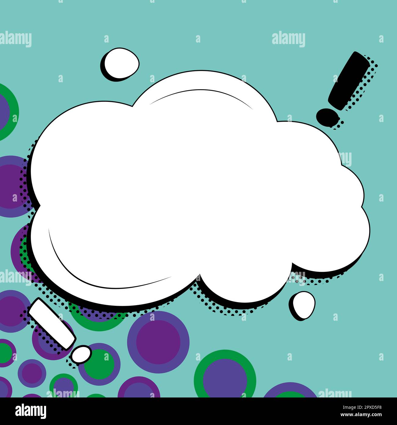 Speech Bubble With Copy Space Over Background. Template Framework For ...