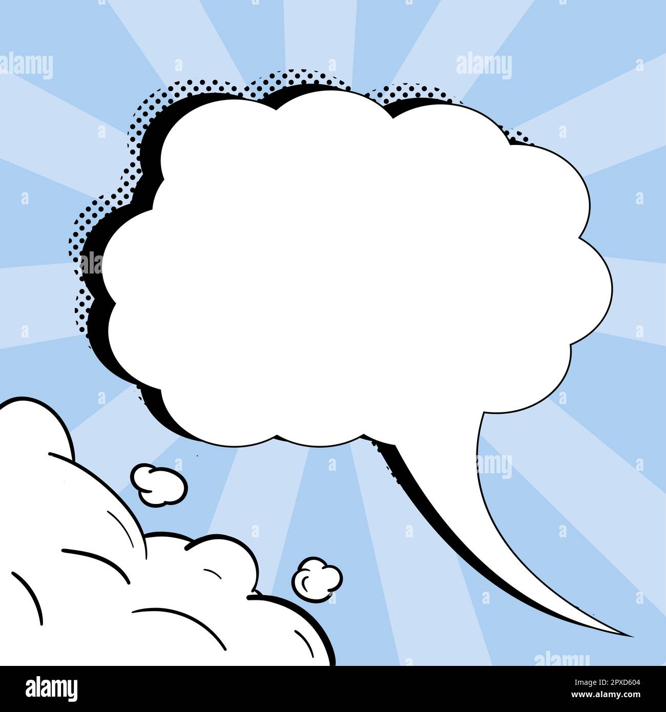 Speech Bubble With Copy Space Over Background. Template Framework For ...
