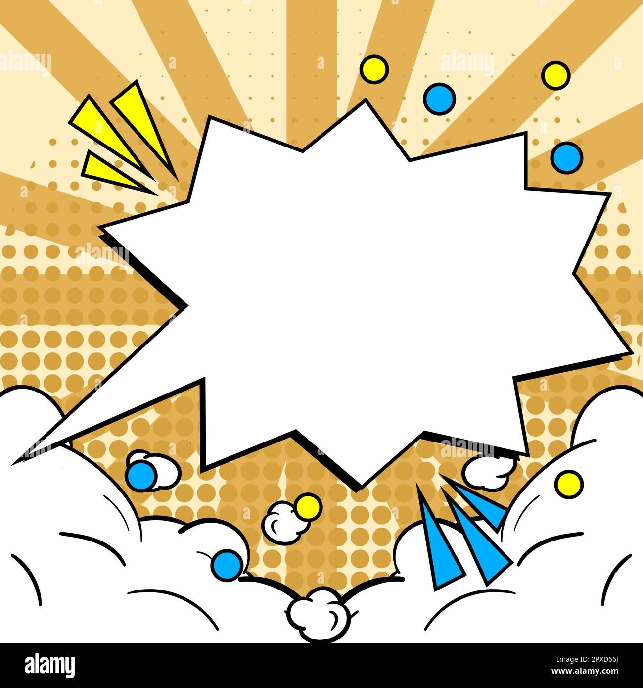 Comics Design Frames. Photo Frame Set With Boom Bubbles For Design ...