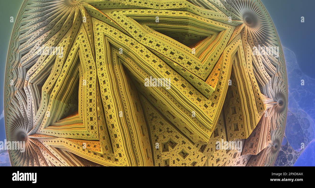 the surface of an alien planet under an alien sun 3d rendering Stock ...