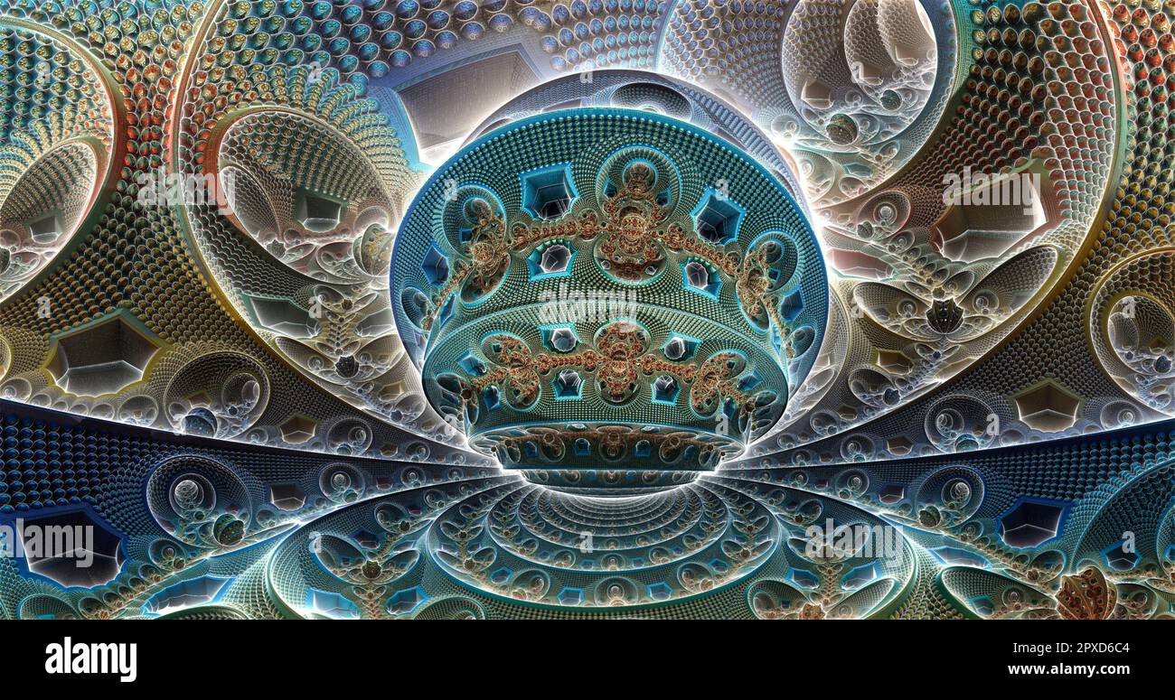 the surface of an alien planet under an alien sun 3d rendering Stock ...