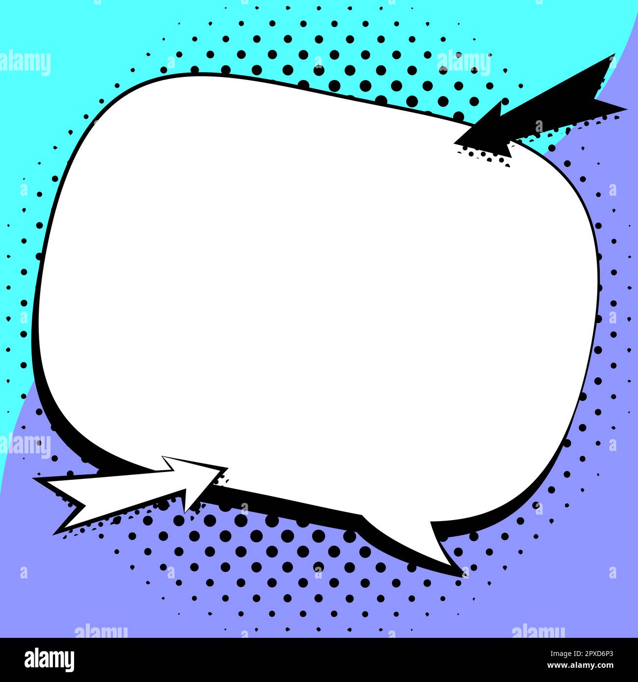 Speech Bubble With Copy Space Over Background. Template Framework For ...