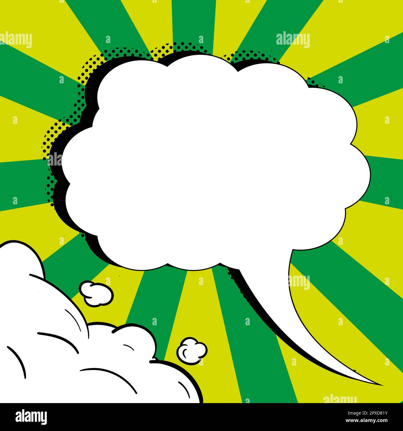 Speech Bubble With Copy Space Over Background. Template Framework For ...