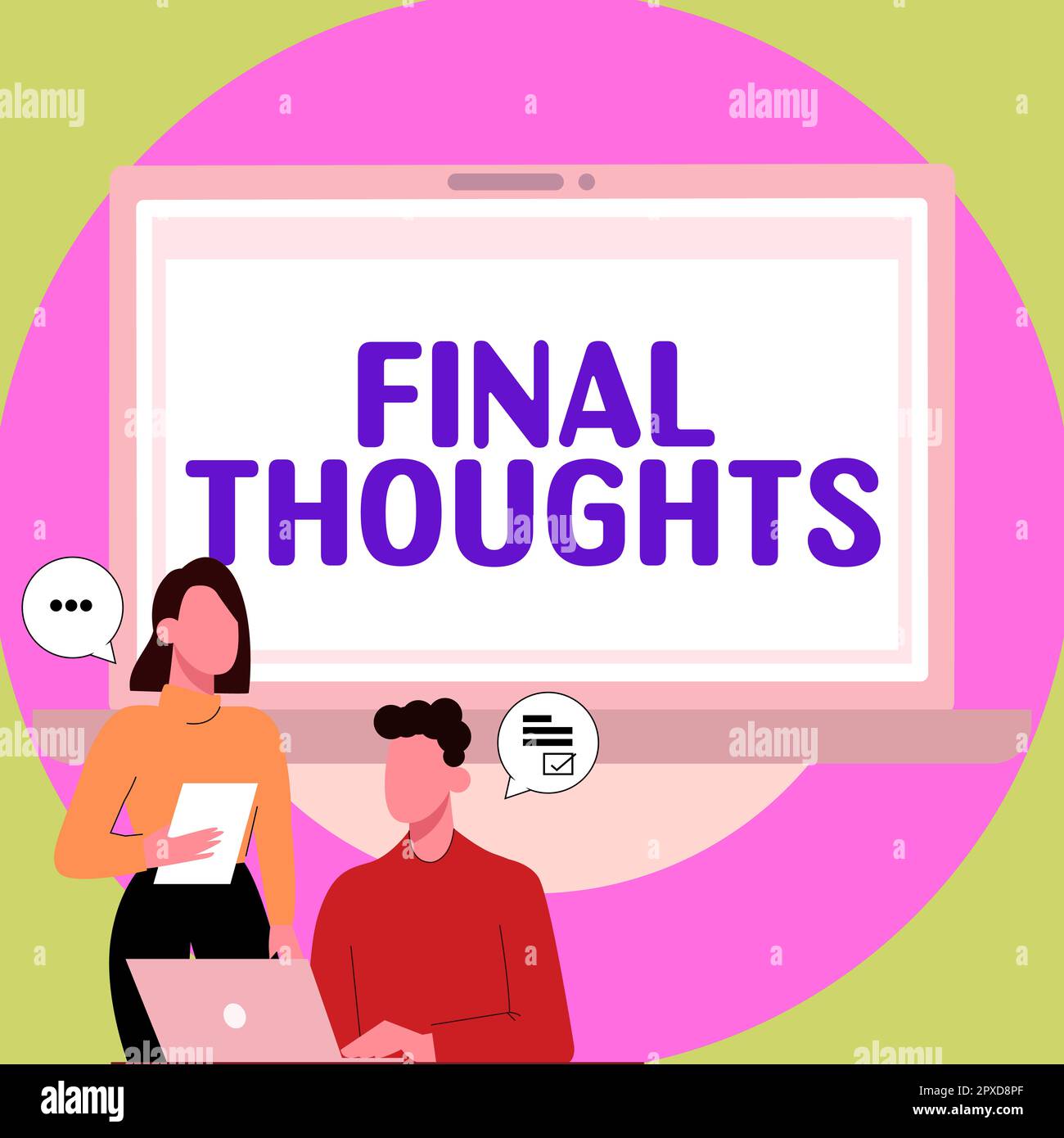 Text sign showing Final Thoughts, Word for Conclusion Last Analysis ... Text sign showing Final Thoughts, Word for Conclusion Last Analysis ...
