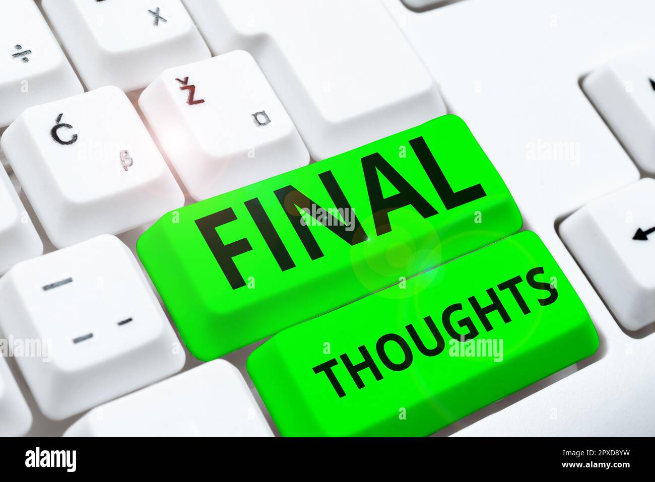 Text caption presenting Final Thoughts, Business approach Conclusion ...