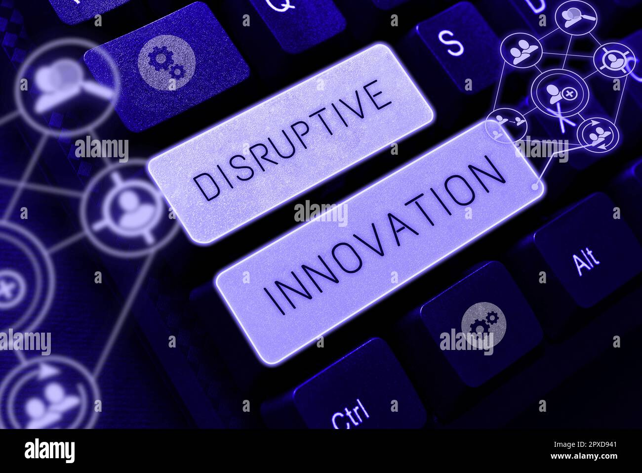 Inspiration showing sign Disruptive Innovation, Concept meaning ...
