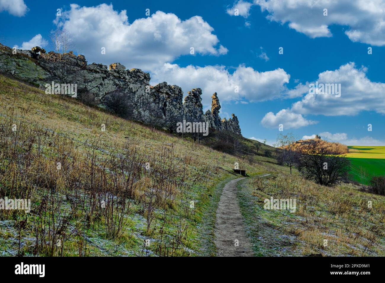 A photo of Devil's Wall in Germany Stock Photo - Alamy