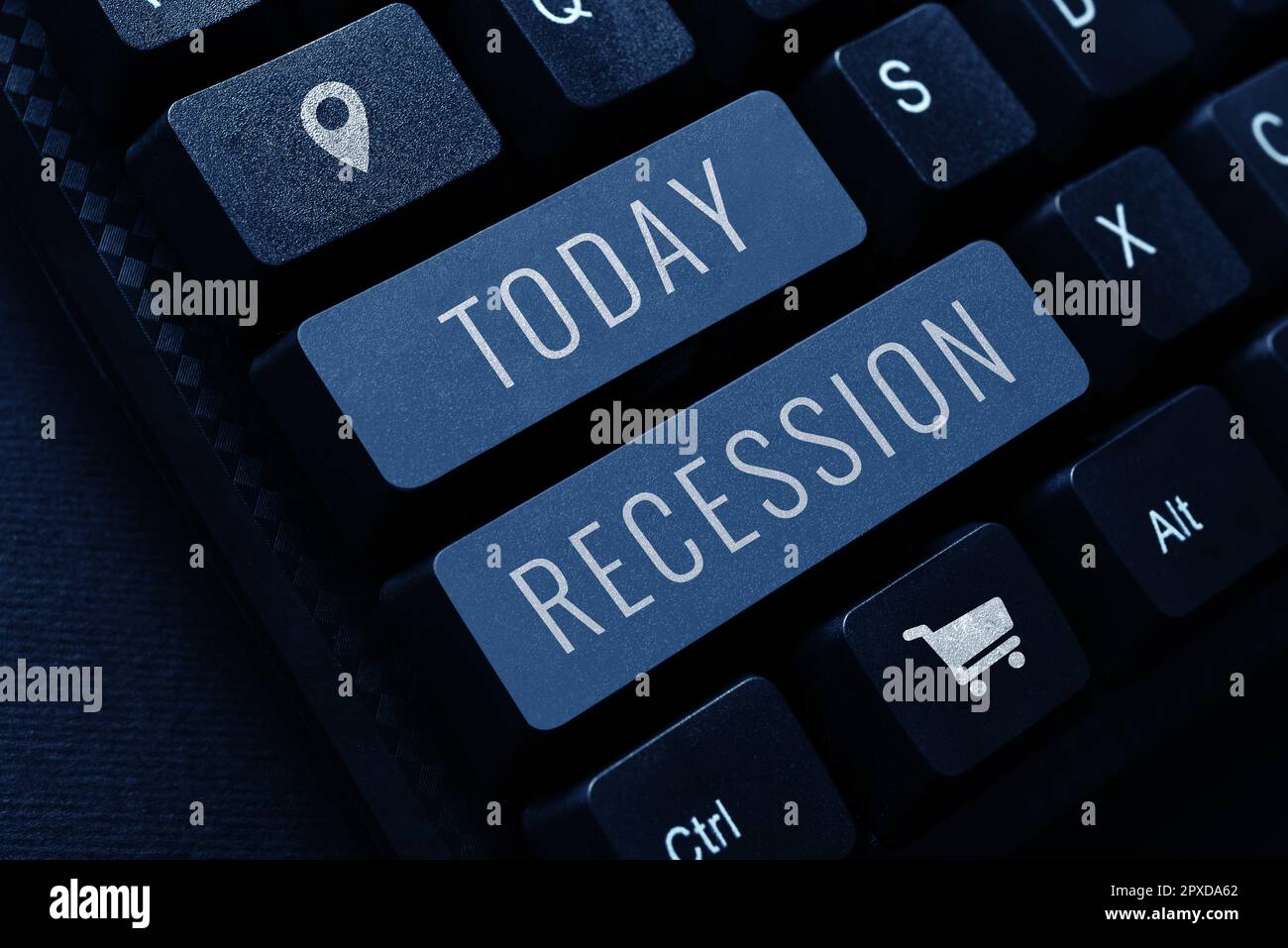 Conceptual display Recession, Business showcase the process of ...