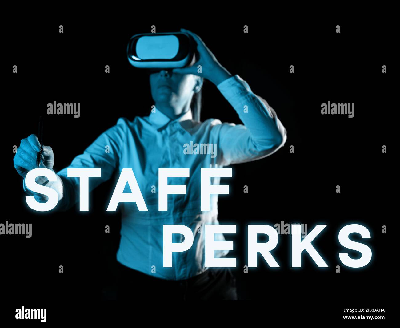 Hand writing sign Staff Perks, Word Written on Workers Benefits Bonuses ...