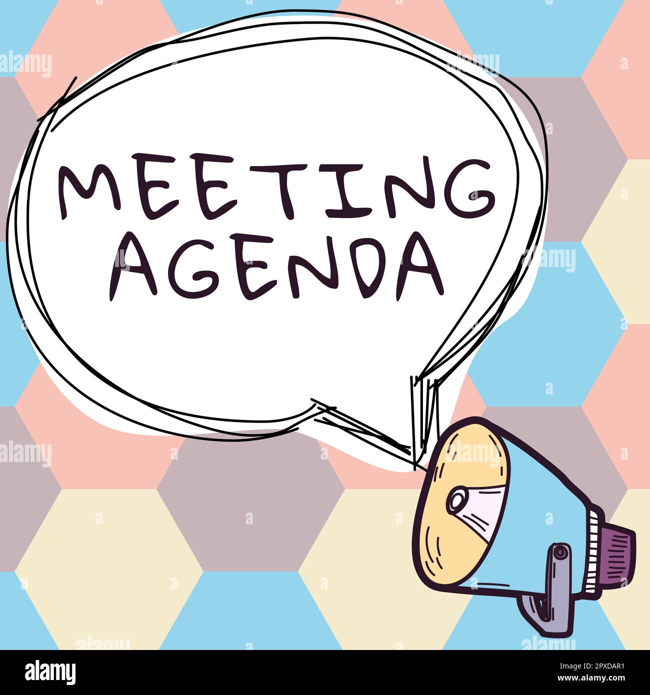 Handwriting text Meeting Agenda, Conceptual photo An agenda sets clear ...