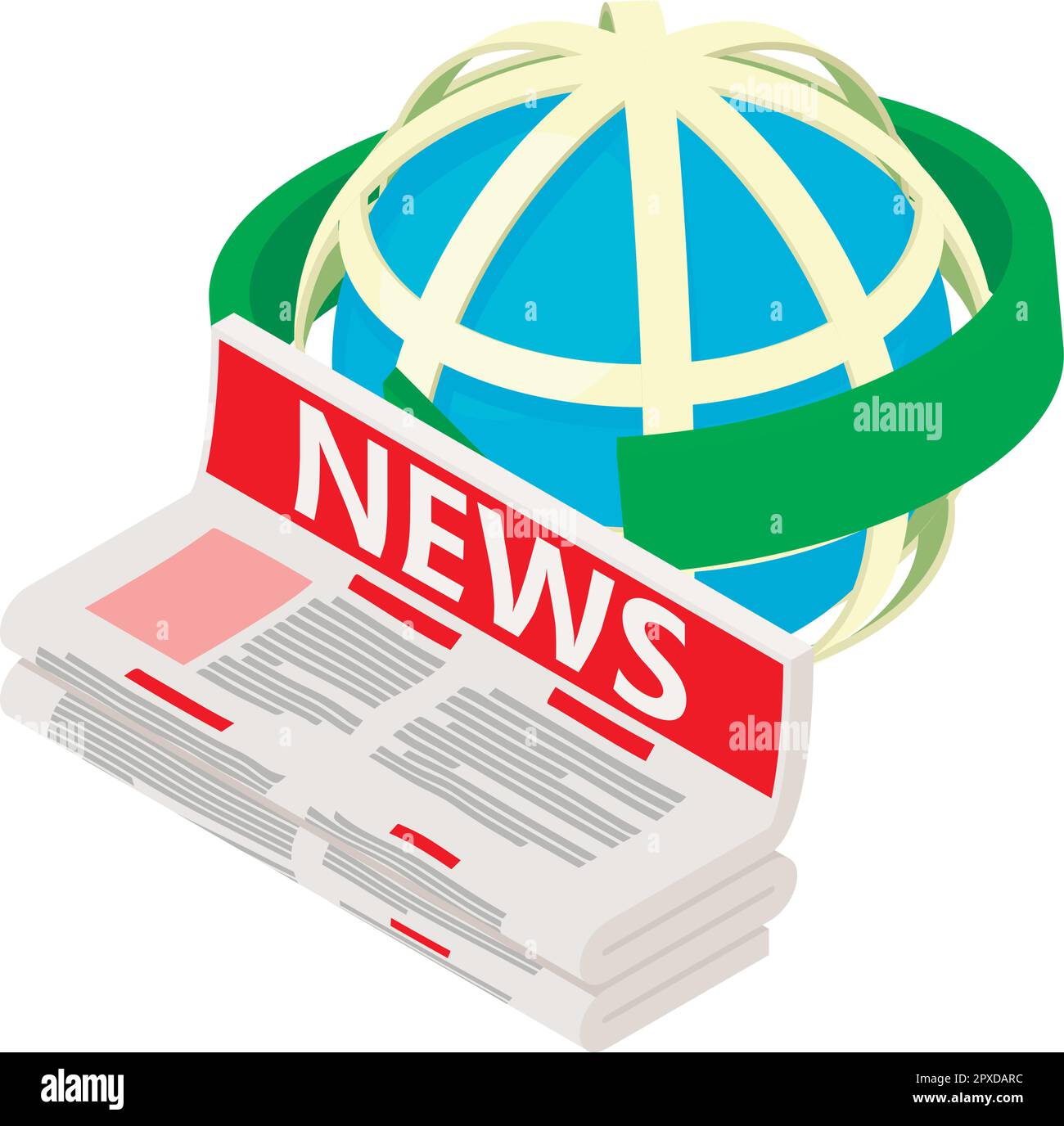 3d news media press globe Cut Out Stock Images & Pictures - Alamy