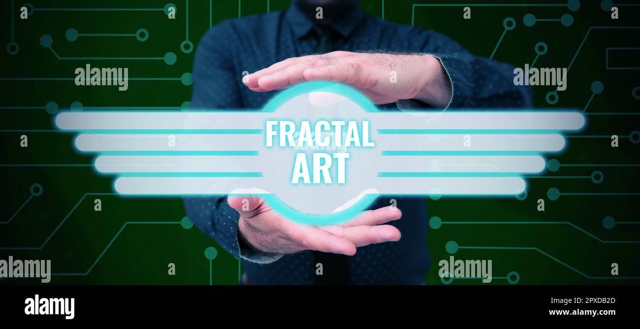 Hand writing sign fractal hi-res stock photography and images - Alamy