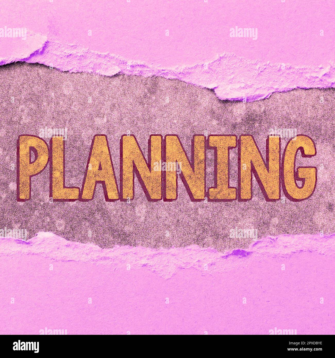 Conceptual display Planning, Conceptual photo process of thinking about ...