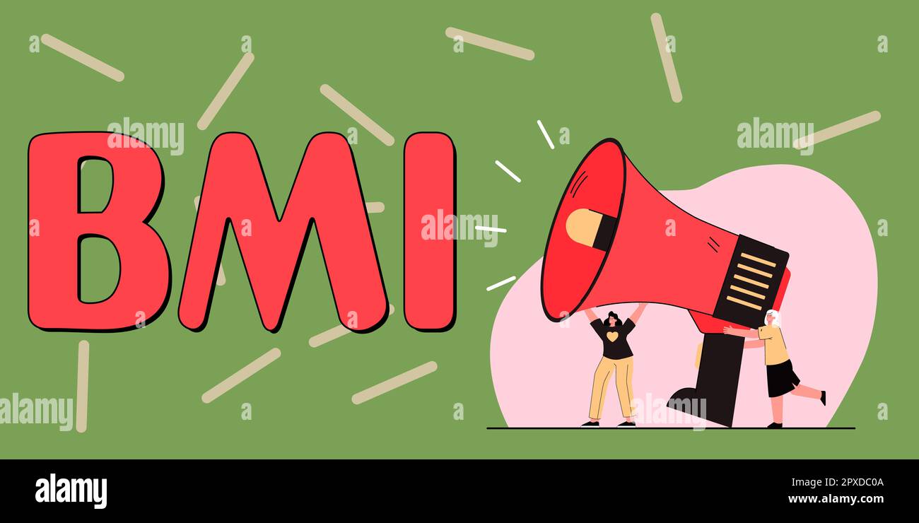 Inspiration showing sign Bmi, Word Written on Method of estimating body ...